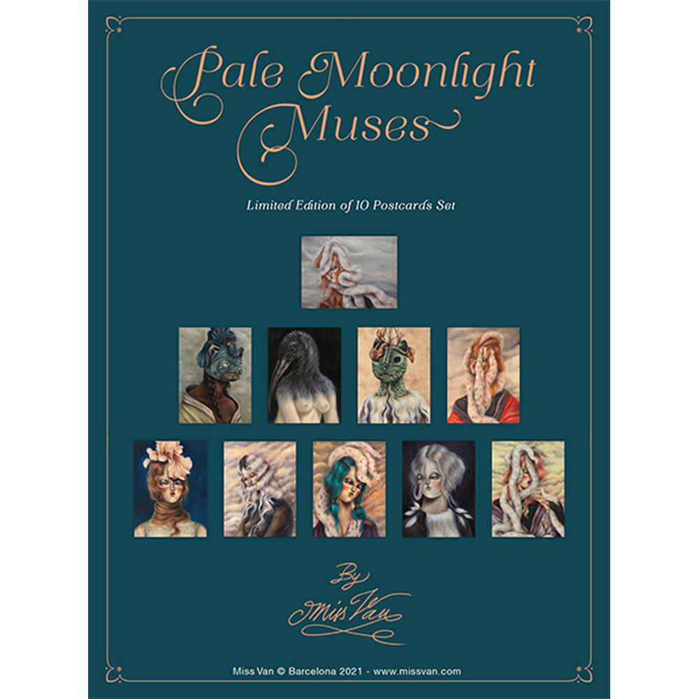 Pale Moonlight Postcard Set by Miss Van – StolenSpace